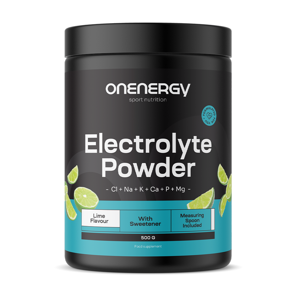 Elektrolyty v prášku – limetka, 500 g - OnEnergy.cz